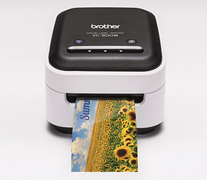 Brother VC-500W colour label maker and photo printer - Technotronics